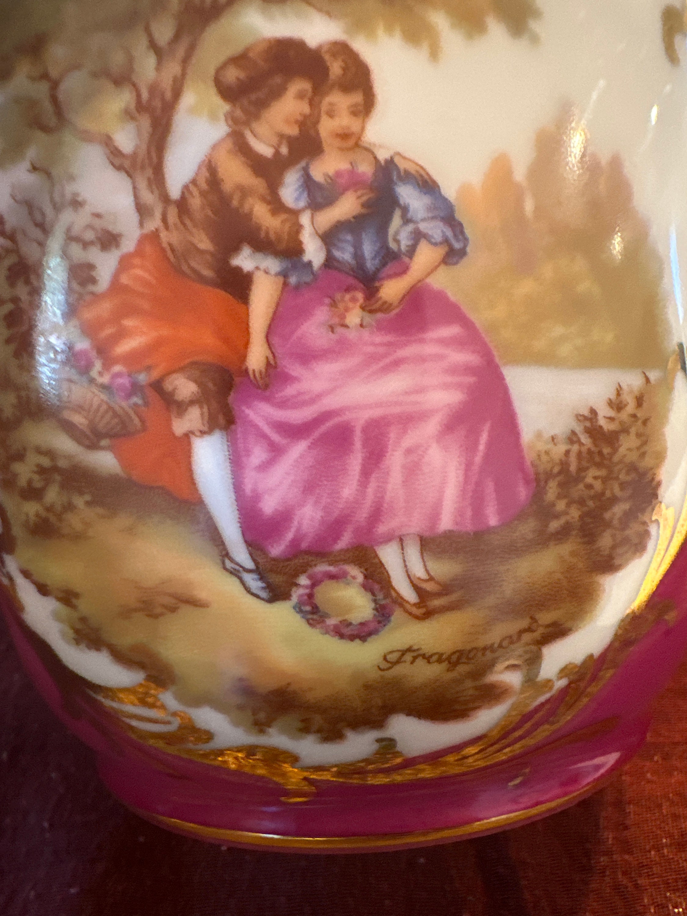 Limoges Lidded/ginger Jar With Original Sticker and Stock - Etsy