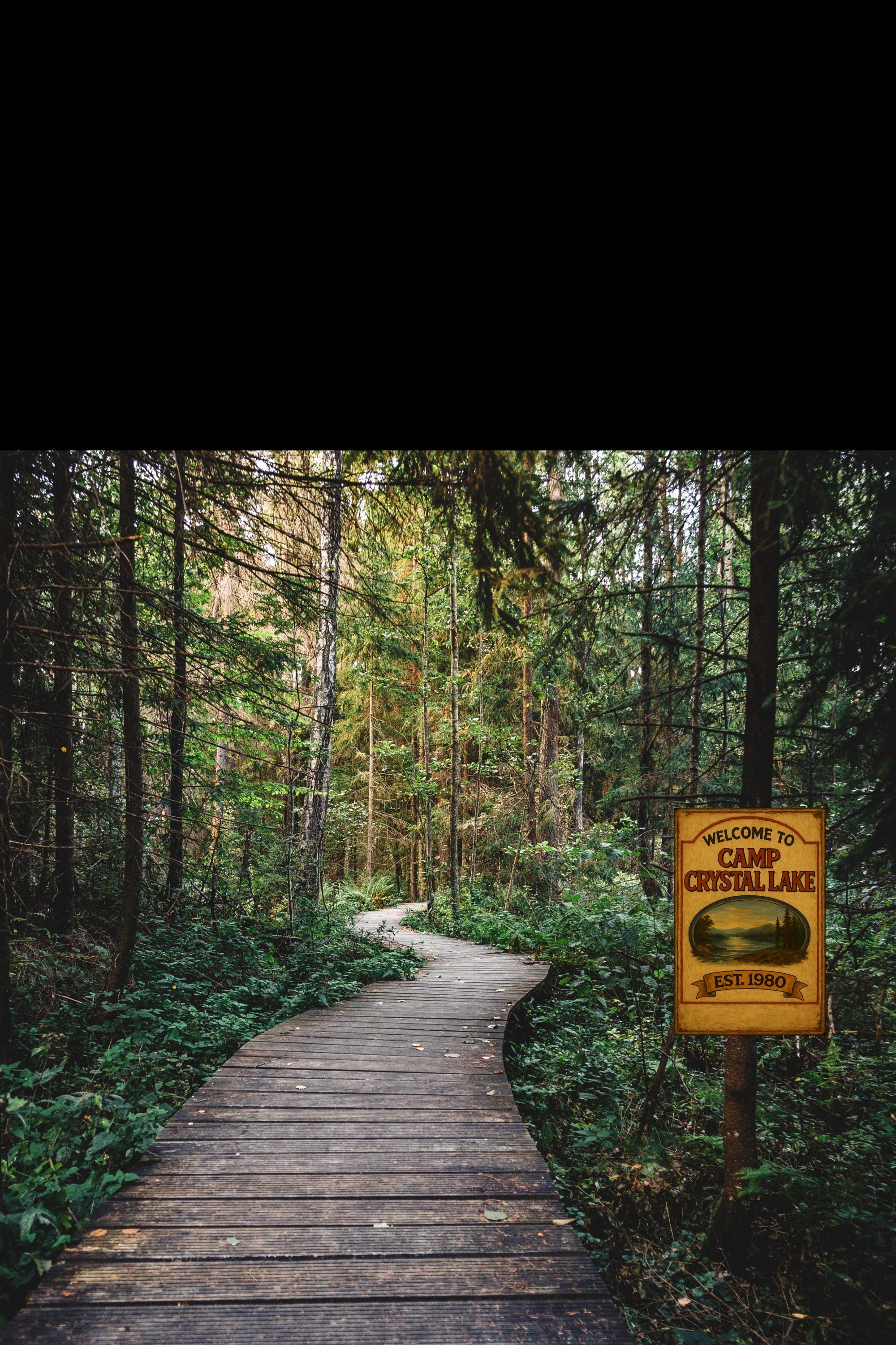 Camp Crystal Lake Sign - Digital Print - Etsy