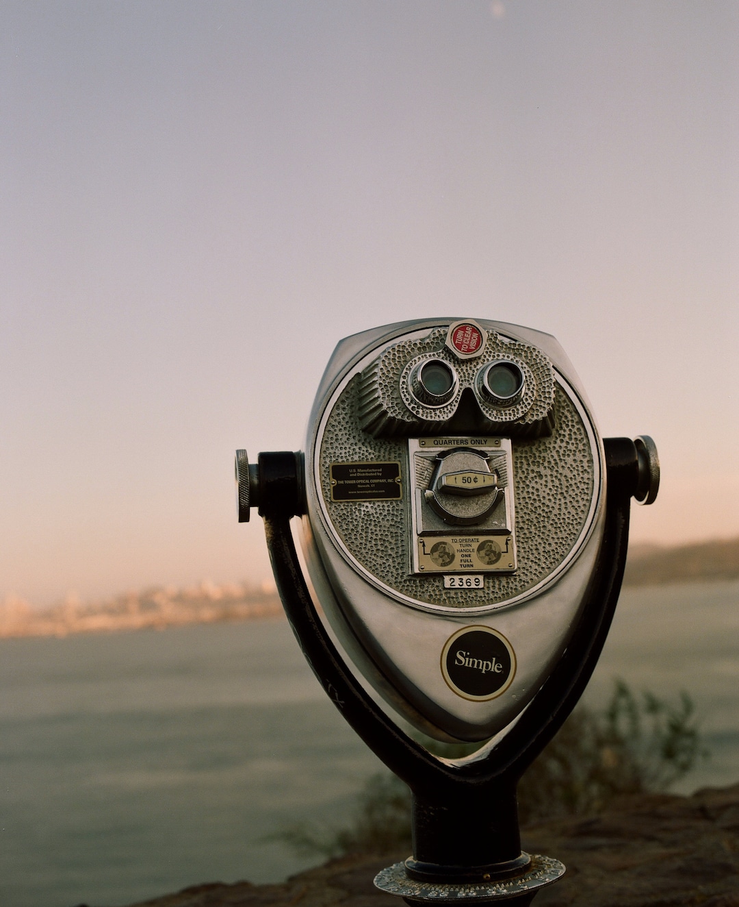 Digital Print of H. Dana Bowers Memorial Vista Point Binoculars, San ...