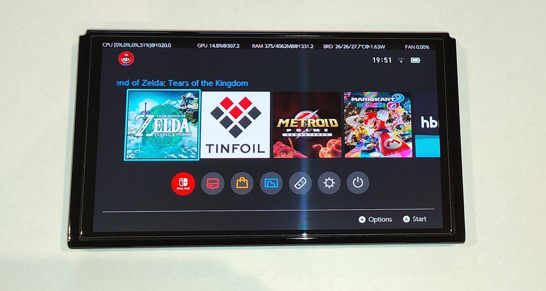 Modded Nintendo Switch OLED Picofly Atmosphere CFW Preloaded - Etsy