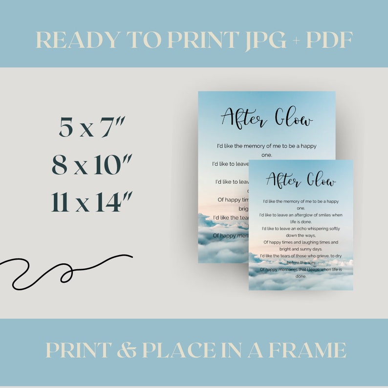 After Glow, Funeral Poem, in Loving Memory, Embracing Memories ...