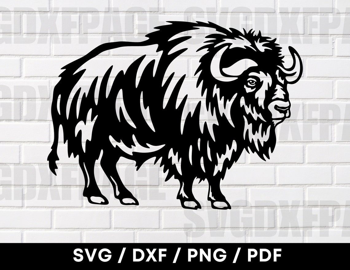 Yak DXF PNG SVG, Yak Silhouette, Yak Clipart, Yak Svg, Yak Vector, Dxf ...