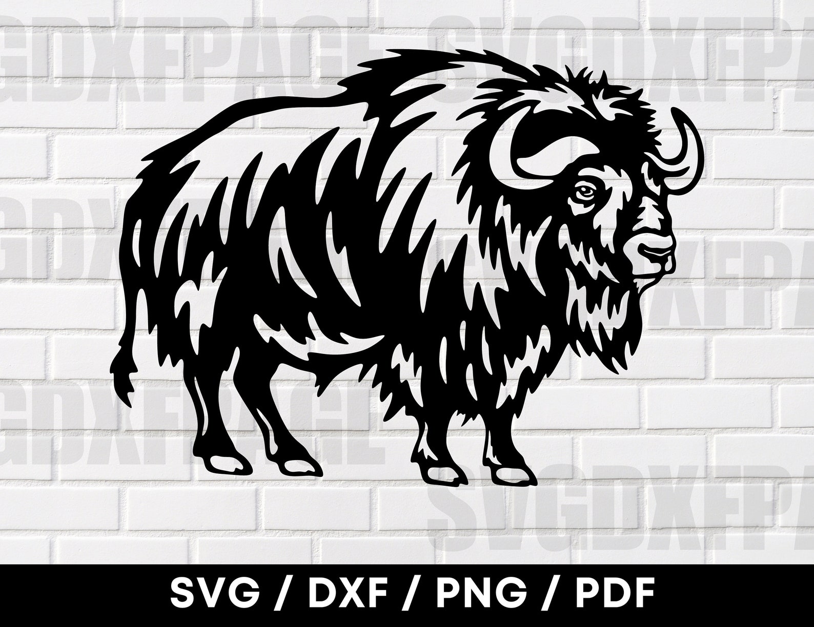 Yak DXF PNG SVG, Yak Silhouette, Yak Clipart, Yak Svg, Yak Vector, Dxf ...