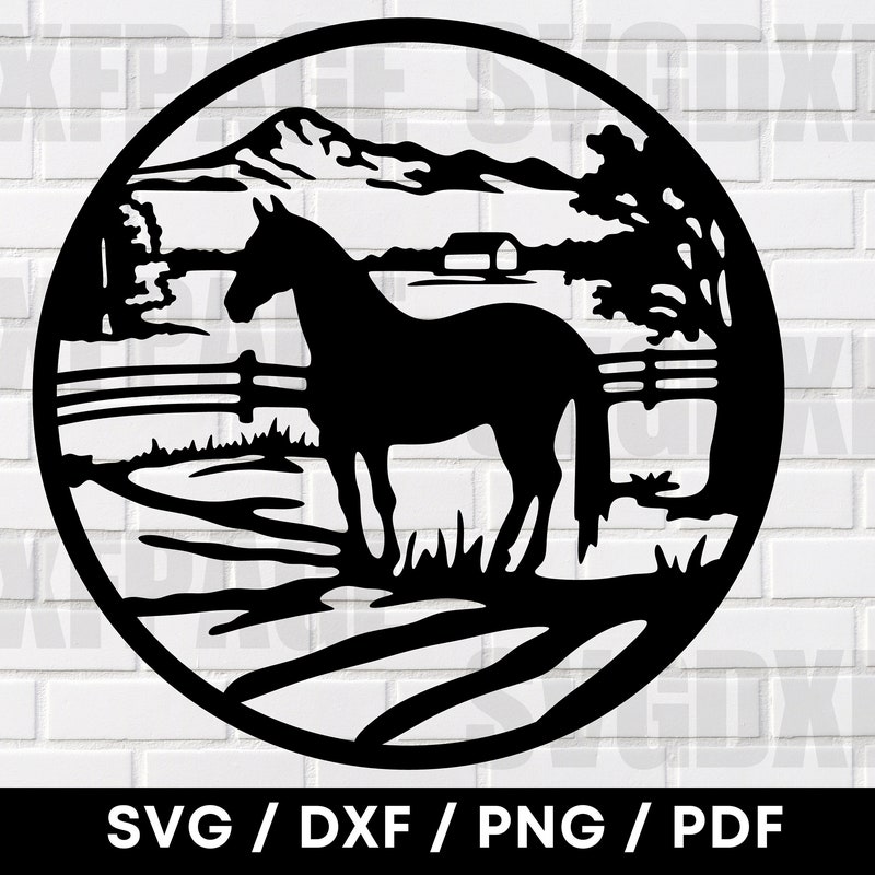 Plasma Cut File Dxf Horse - Etsy