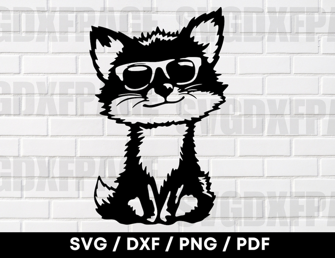 Cute Fox PNG DXF SVG, Fox Dxf, Plasma Laser Cut File, Cute Fox Svg, Fox ...
