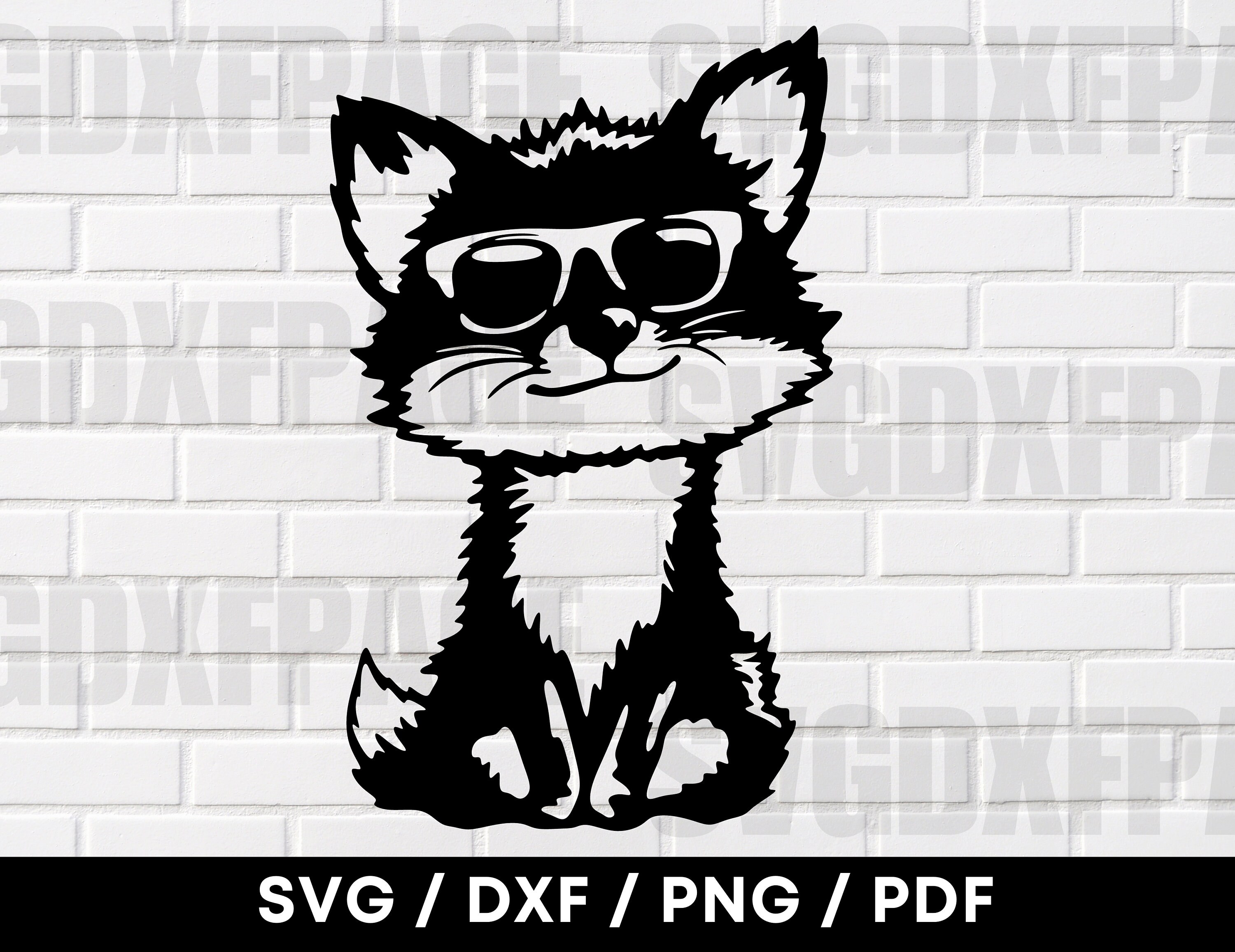 Cute Fox PNG DXF SVG, Fox Dxf, Plasma Laser Cut File, Cute Fox Svg, Fox ...