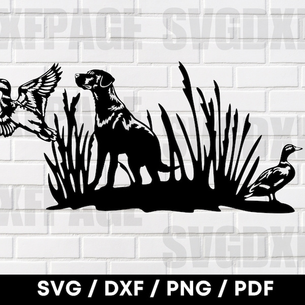 Hunting Scene Svg - Etsy