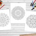 Relieve Stress Mandala Digital/printable Coloring Book - Etsy