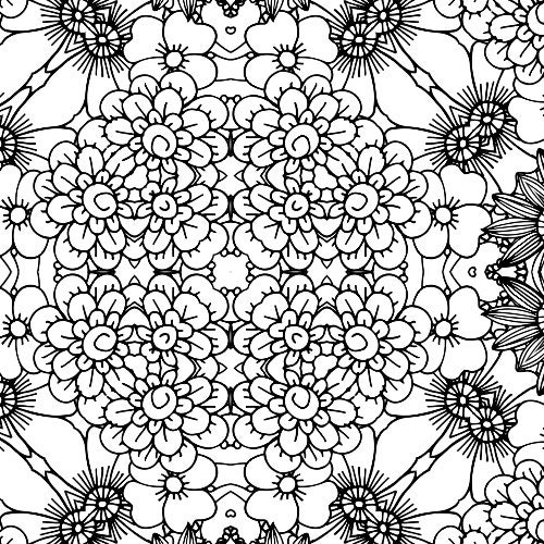 Art Therapy Mandala Digital/printable Coloring Book - Etsy