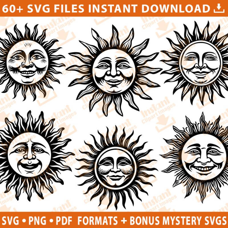 Sun Svg - Etsy