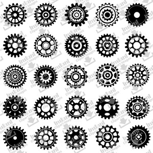 Gears, Gear SVG, Gears Cogs SVG Bundle, Gear SVG Bundle, Clipart ...