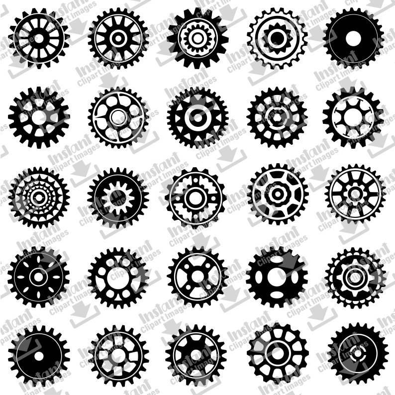 Gears, Gear SVG, Gears Cogs SVG Bundle, Gear SVG Bundle, Clipart ...