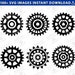 Gears, Gear SVG, Gears Cogs SVG Bundle, Gear SVG Bundle, Clipart ...
