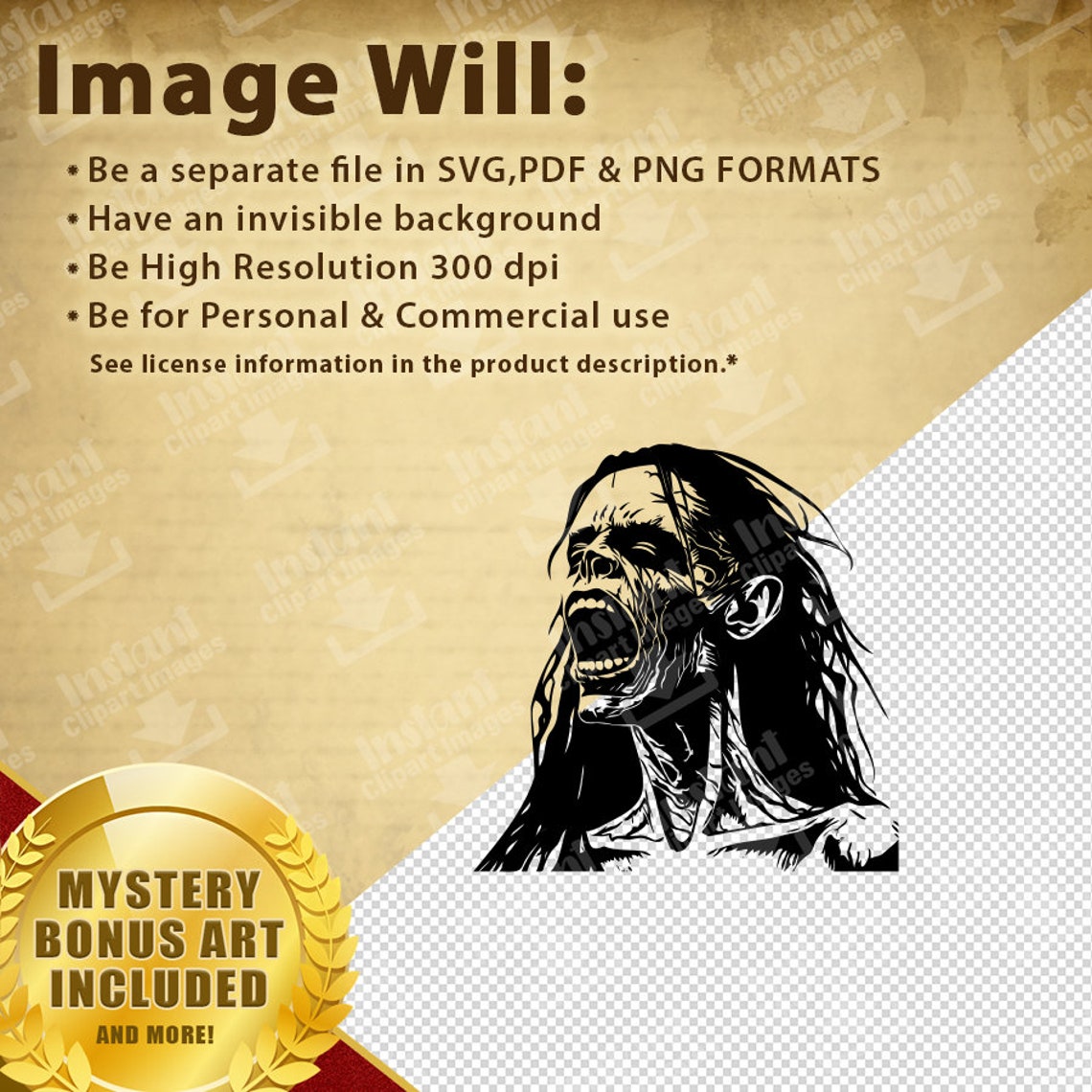 FEMALE ZOMBIES SVG Bundle, 60+ Clipart Images Vector Svg Files, Pdf ...