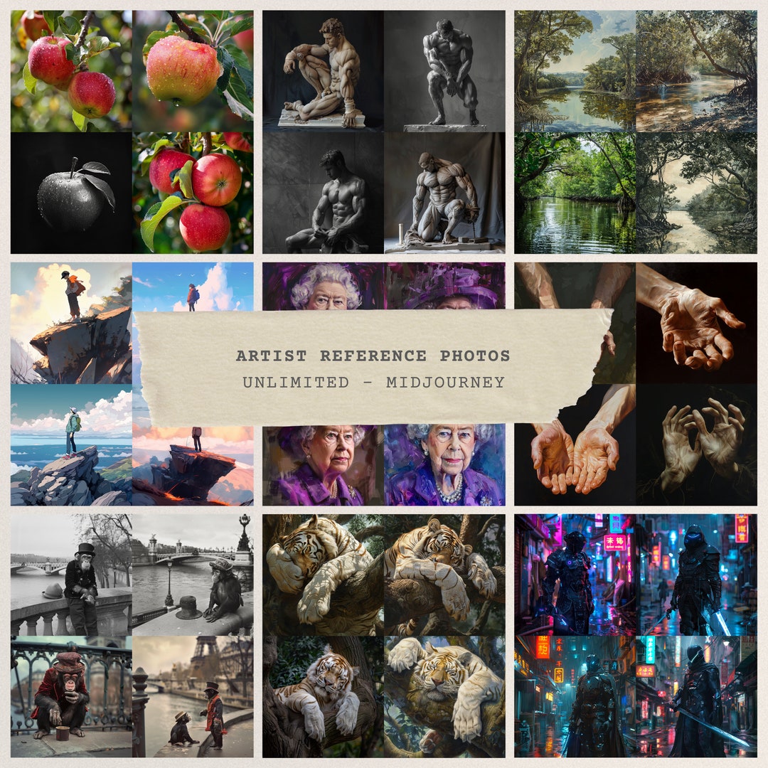 Artist Reference Photos 47 Page Guide to Unlimited & Custom Reference ...