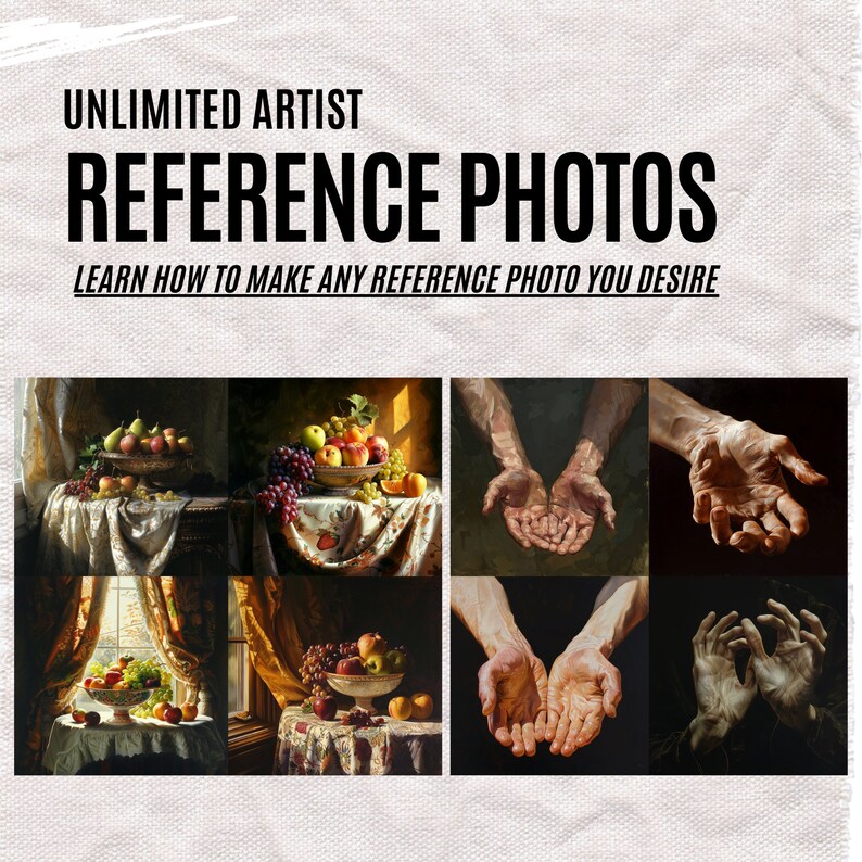 Artist Reference Photos - Midjourney Prompt Guide Unlimited & Custom Reference Photos, Portrait ...