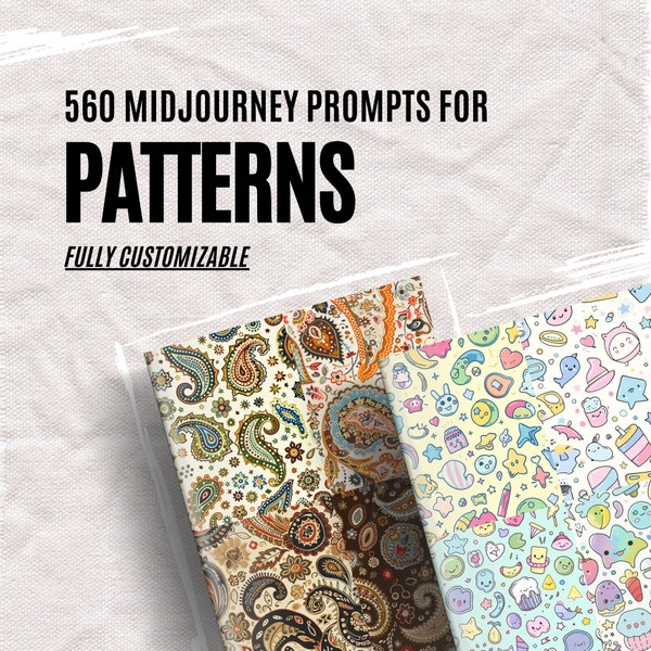 Midjourney Prompt for Pattern - Etsy