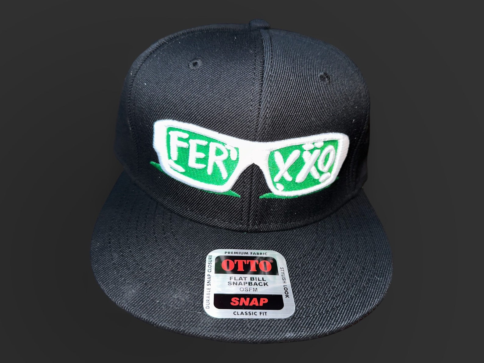 Ferxxo Cap, Embroidered 3D Logo, Concert, Embroidered Cap, Green Cap ...