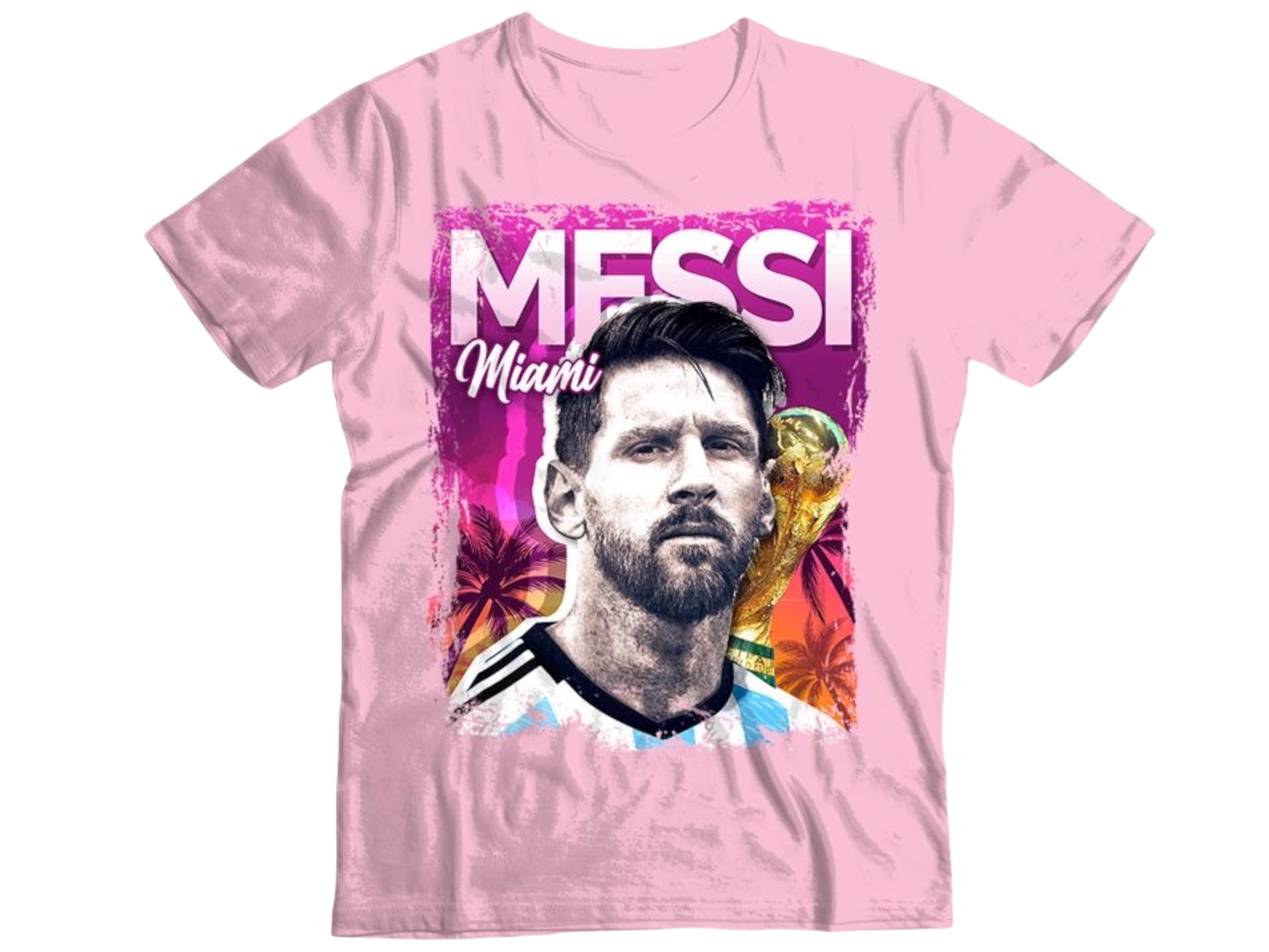 Camiseta De Messi En Miami,aficionados Al Fútbol,camiseta De Fútbol ...
