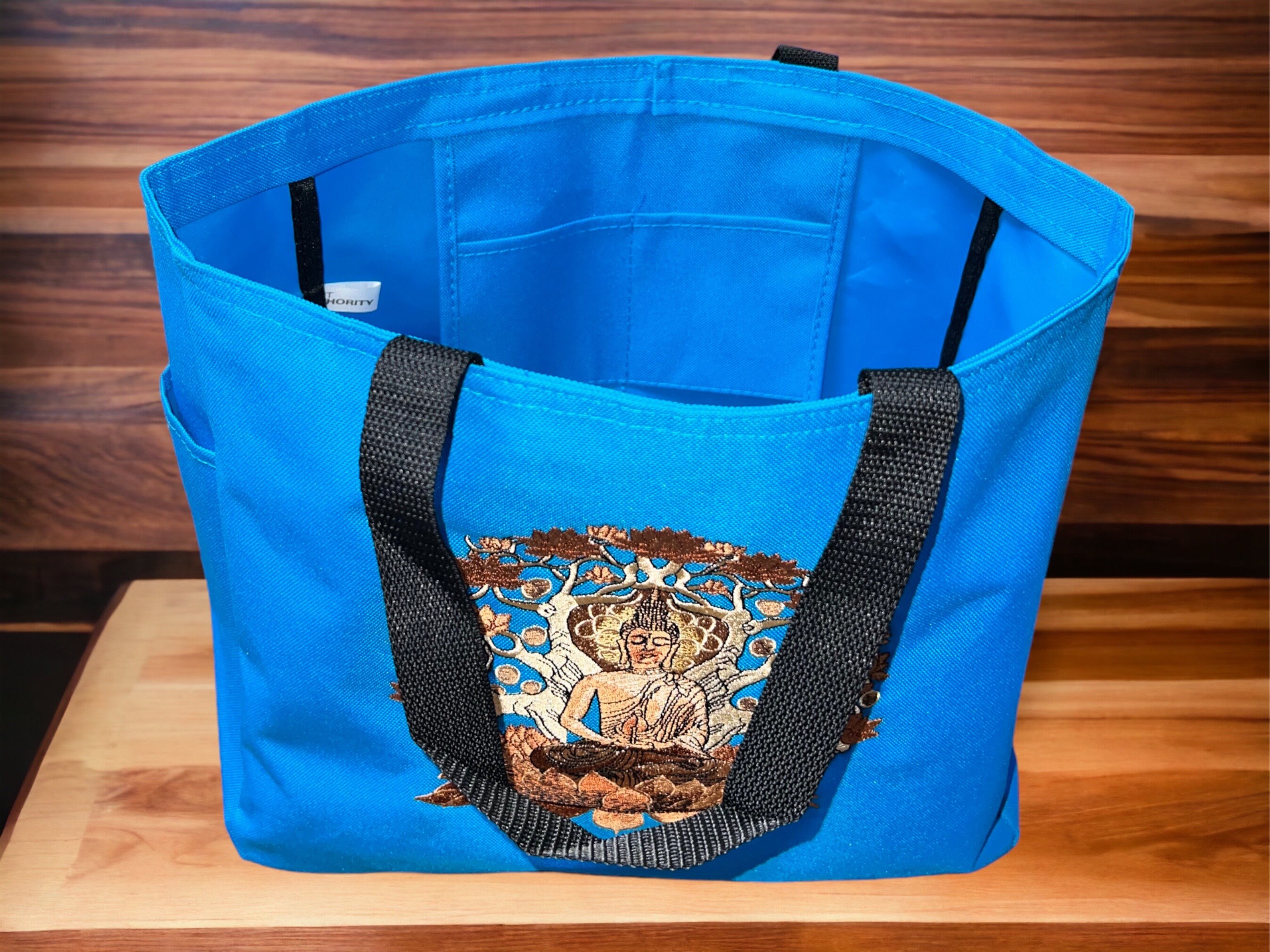 Buddha Tote Bag,buddha Art, Embroidered Bag, Spiritual Style ...