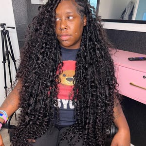 NEW Mermaid Locs Handmade Crochet Locs With Human Hair Deep Wave ...