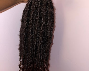Handmade Human Hair Boho Locs - Etsy