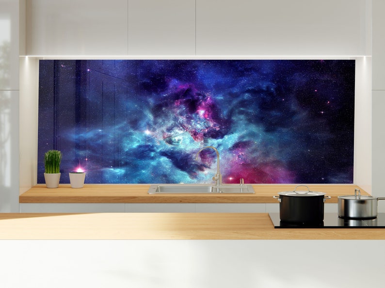 Kitchen Glass Splashback-tempered Glass Backsplash Tile - Etsy