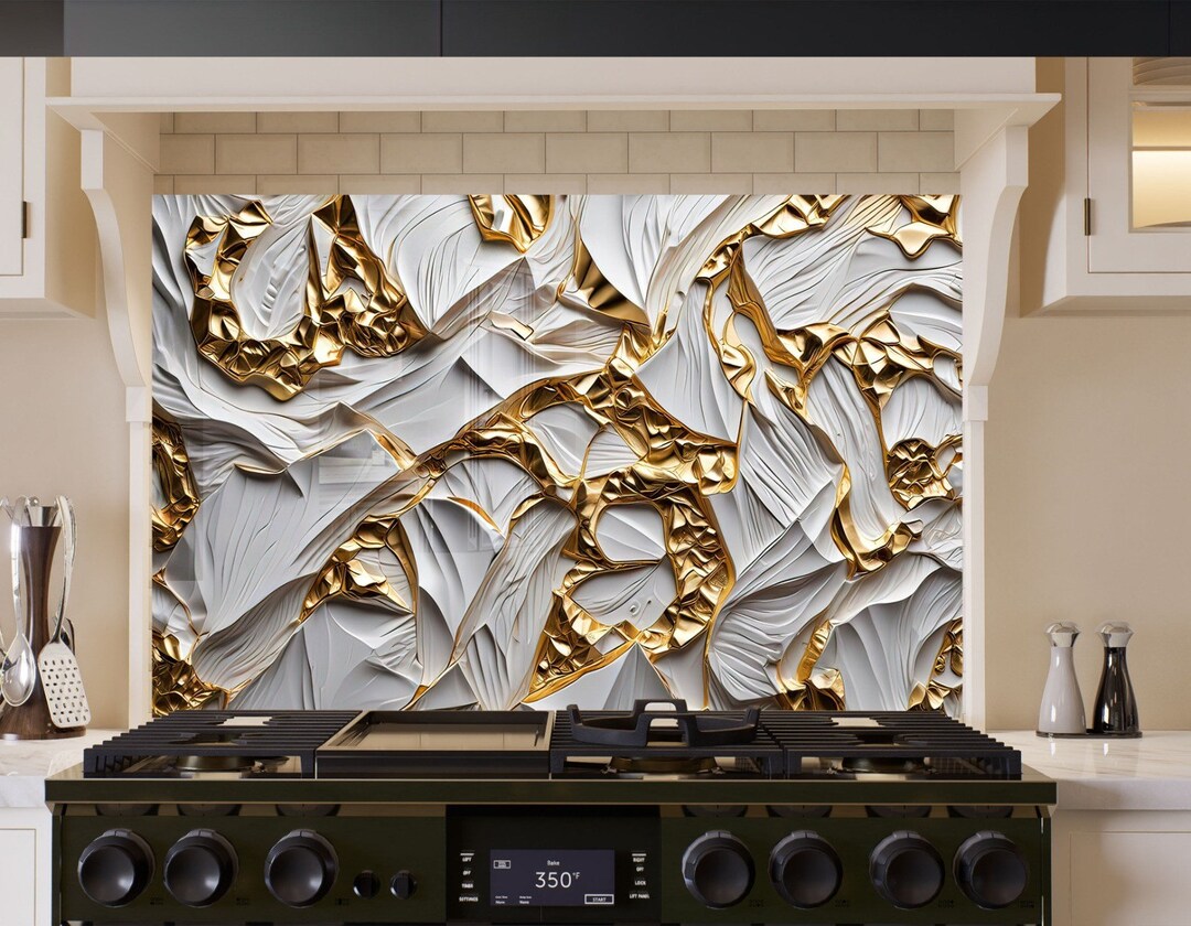 Kitchen Glass Splashback-tempered Glass Backsplash Tile Kitchen ...