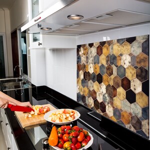 Tempered Glass Backsplash Design-cooker Wall Backsplash Panel-glass ...