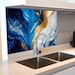 Backsplash Tile Color Tempered Glass Wall Protection-kitchen - Etsy