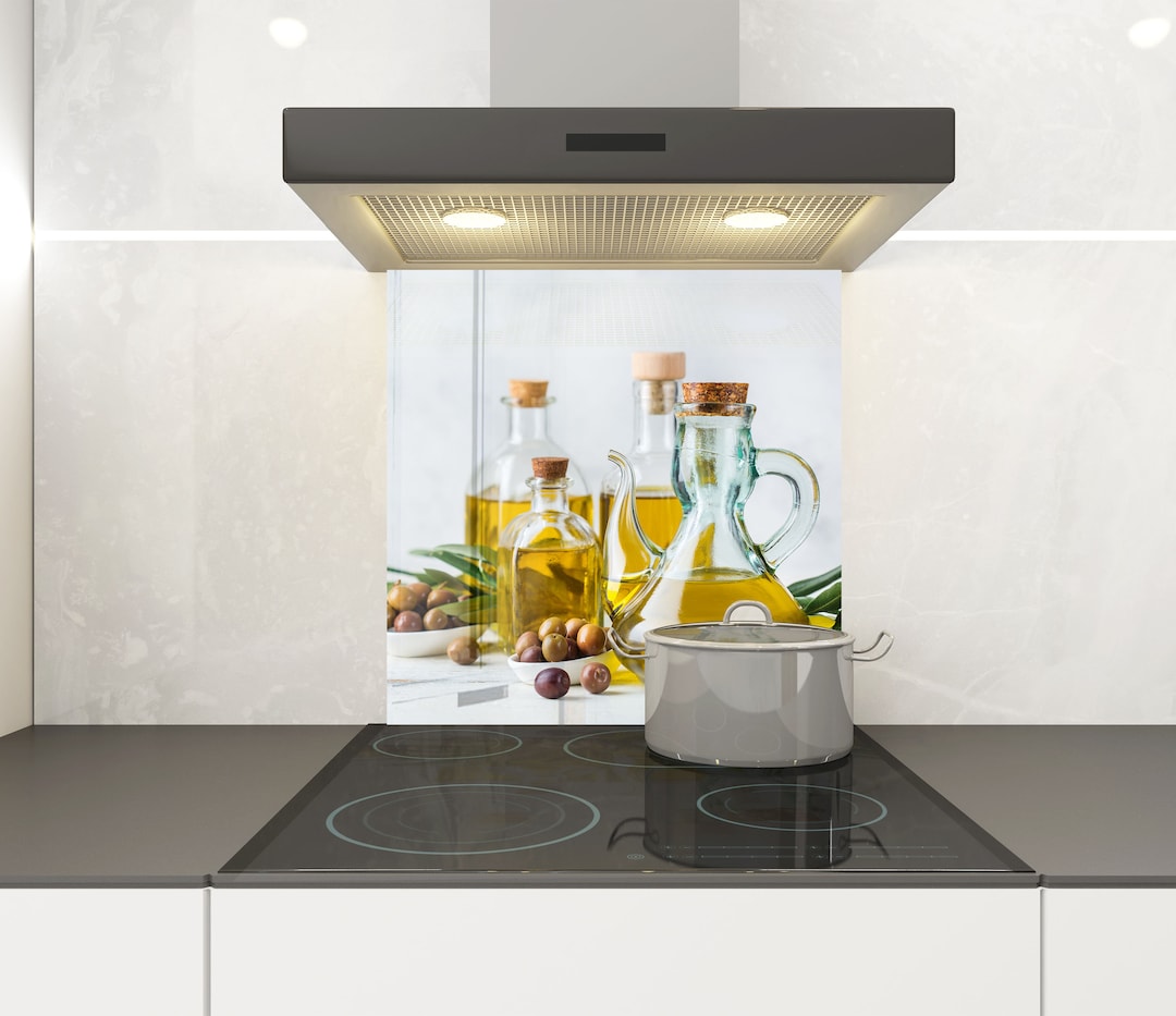 Kitchen Glass Splashback-tempered Glass Backsplash Tile Kitchen ...