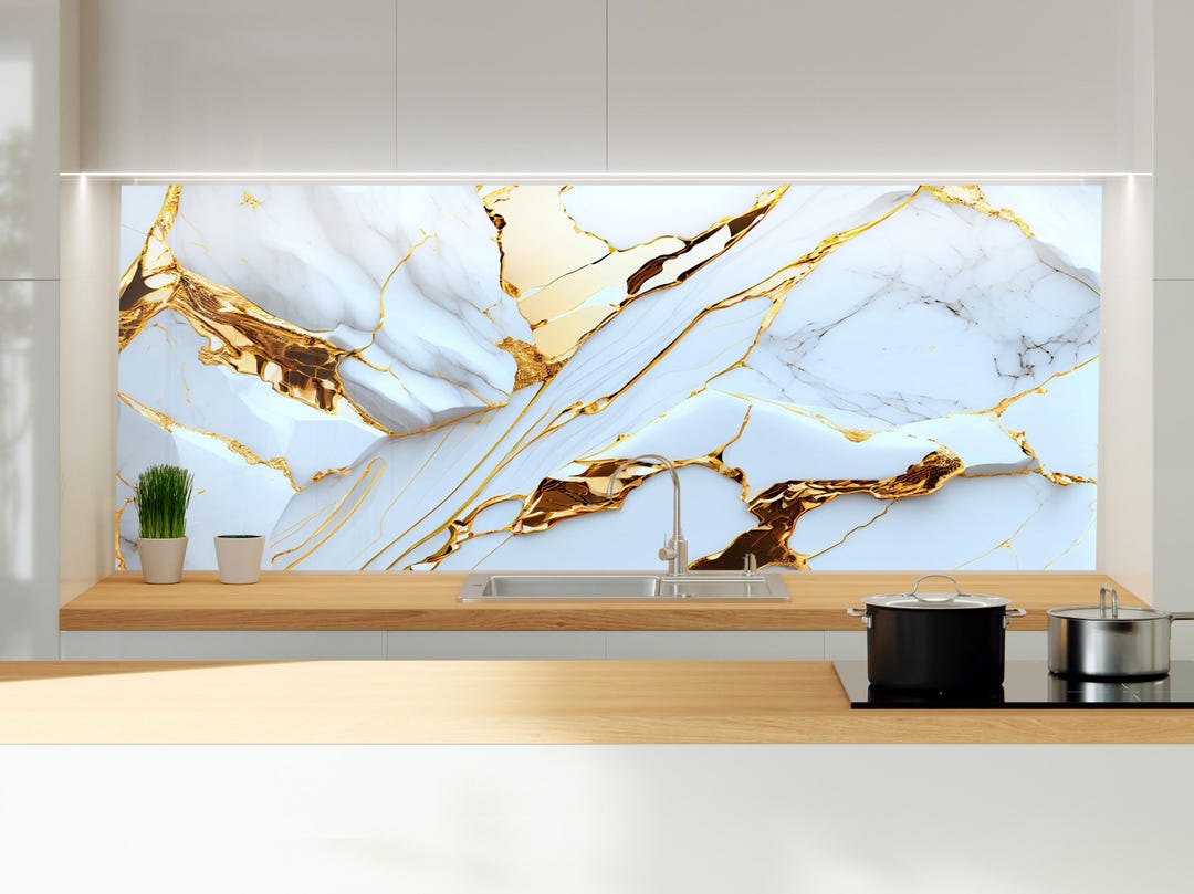 Kitchen Glass Splashback-tempered Glass Backsplash Tile Kitchen ...