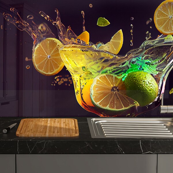 Lemon Backsplash - Etsy