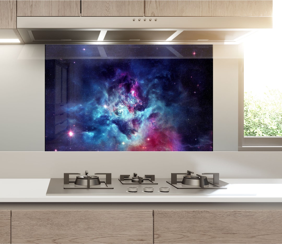 Kitchen Glass Splashback-tempered Glass Backsplash Tile Kitchen ...