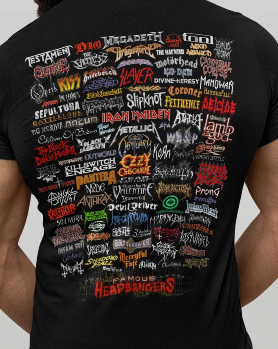 Famous Headbangers Design T-shirt - Etsy