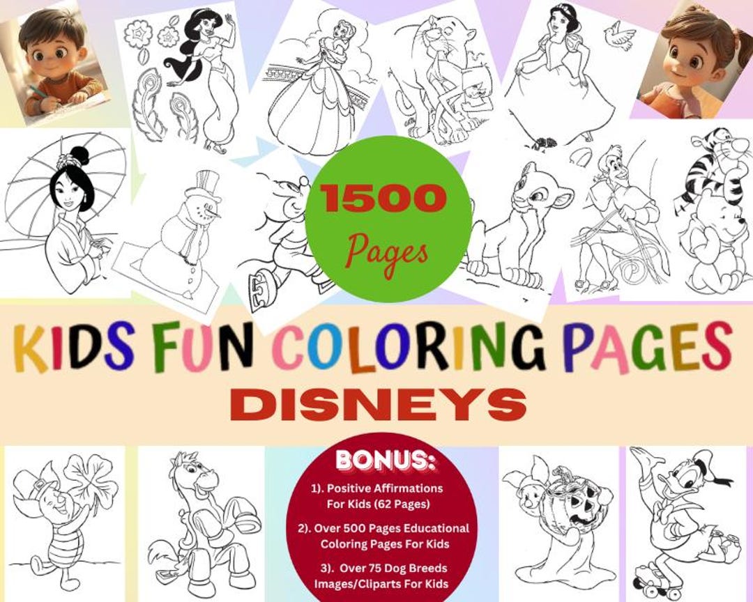 Kids Fun Disney Coloring Pages, Preschool-kindergarten Disney, Mickey ...