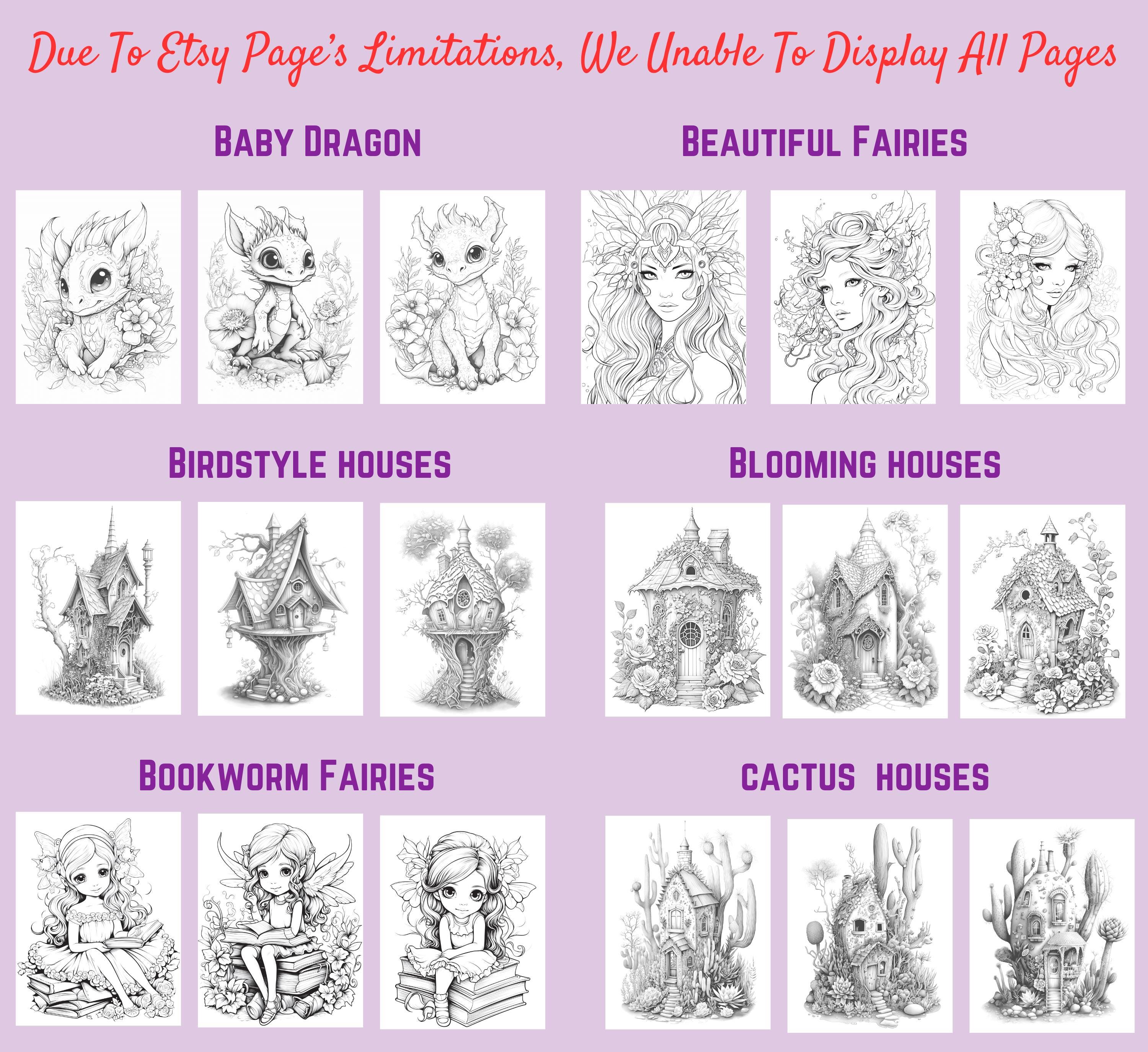 Kids Fun Coloring Pages, Fantasy Fairy Tale Coloring Pages, 1700+ Pages ...