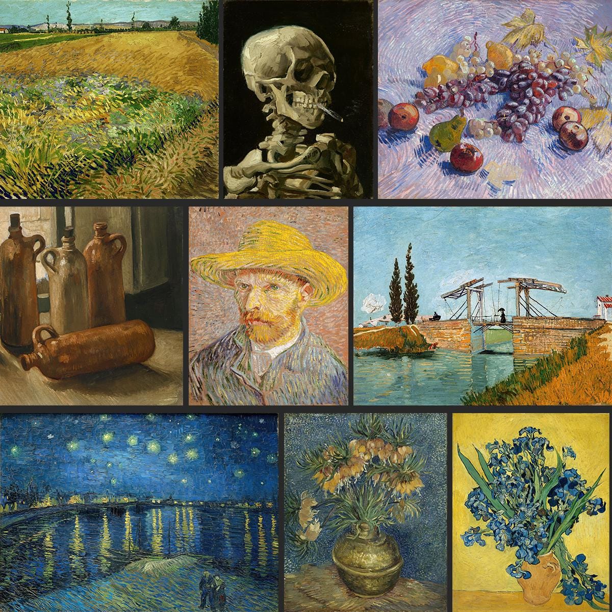 235 Vincent Van Gogh Art Collection, Famous Art Print, Vintage Wall ...