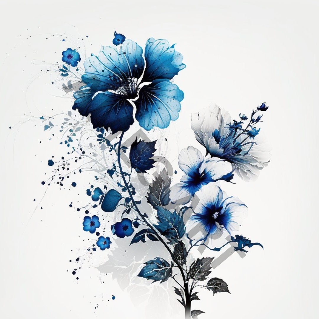 Spring Flowers Clipart Bundle, 21 High Quality Images, PNG, Commercial ...