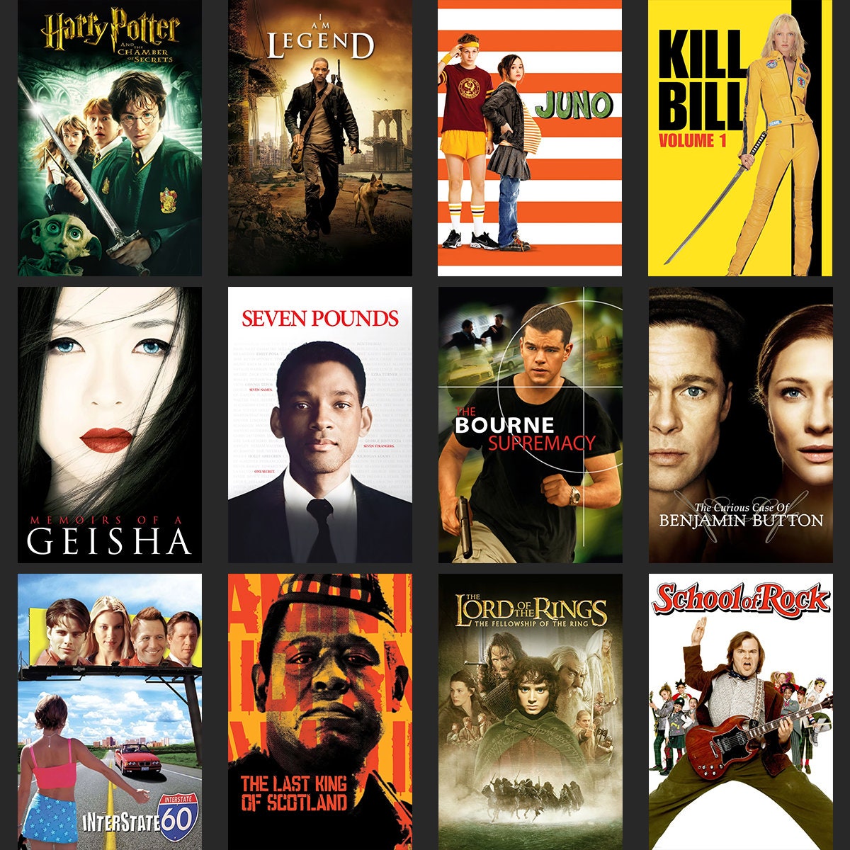 435 Movie Posters, Movie Poster Set From 2000s, Classic Movie Posters ...