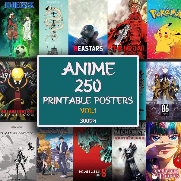 Anime Prints - Etsy