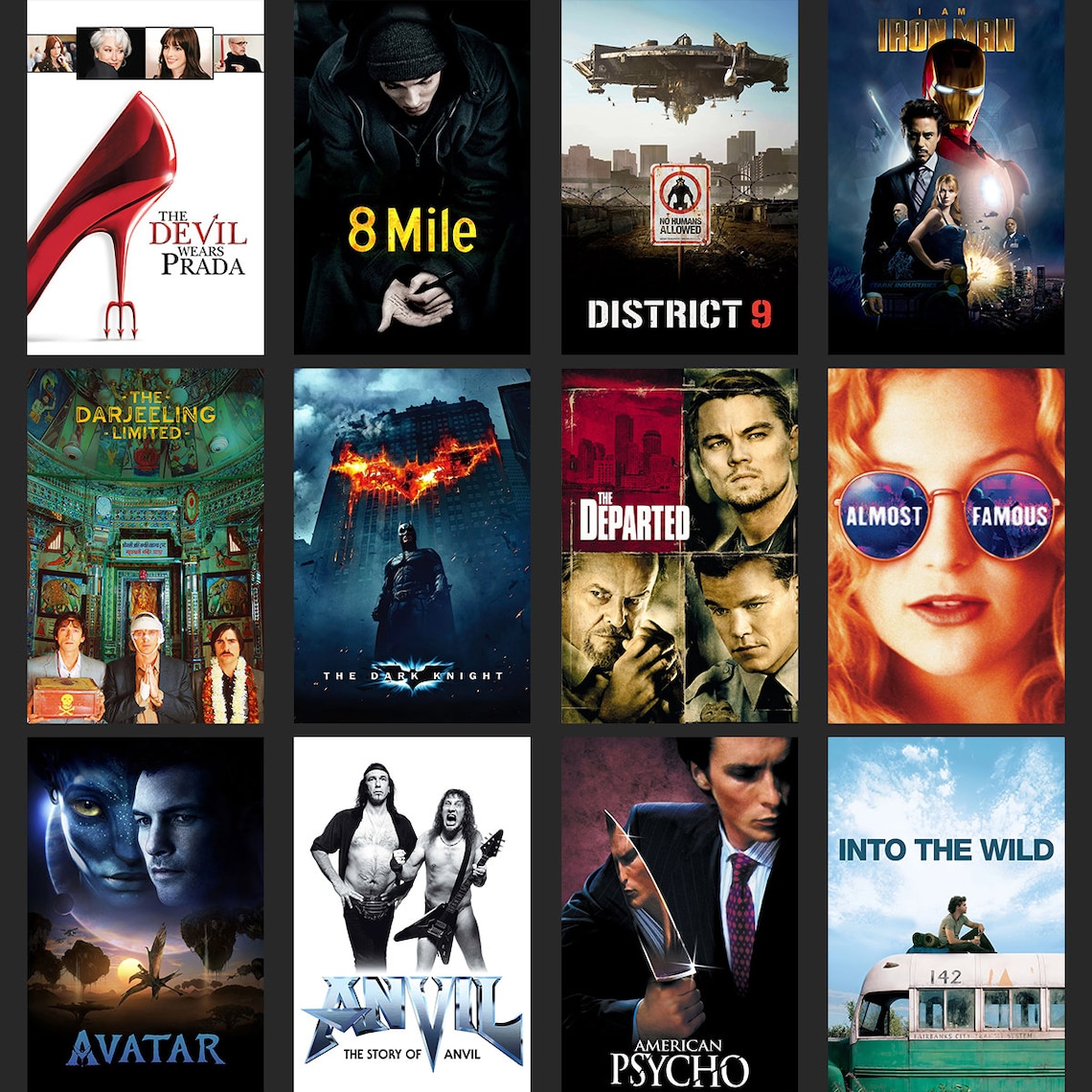 435 Movie Posters, Movie Poster Set From 2000s, Classic Movie Posters ...