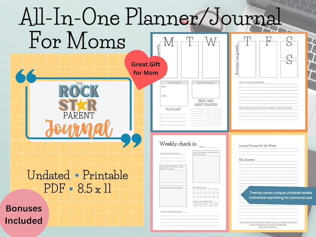 Planner for Moms, Planner Printable, Mother's Day, Weekly Planner ...