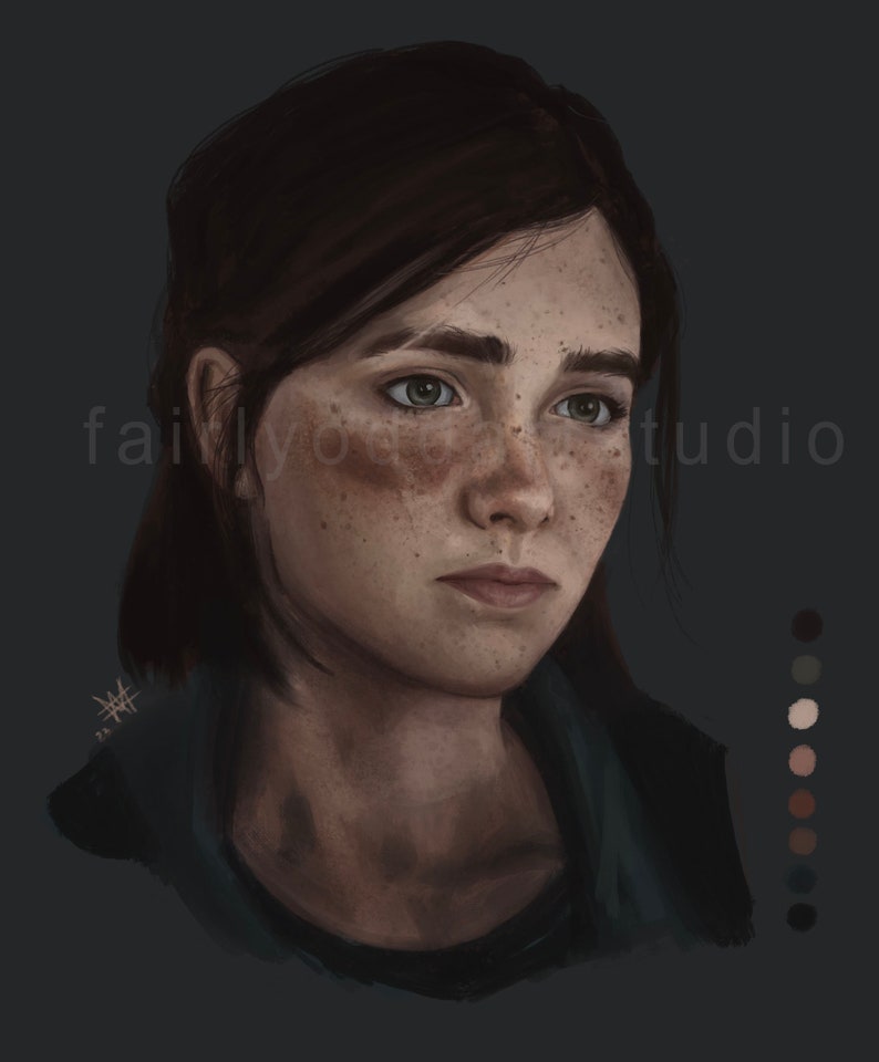 Ellie The Last Of Us 2 Fan Art Print Etsy