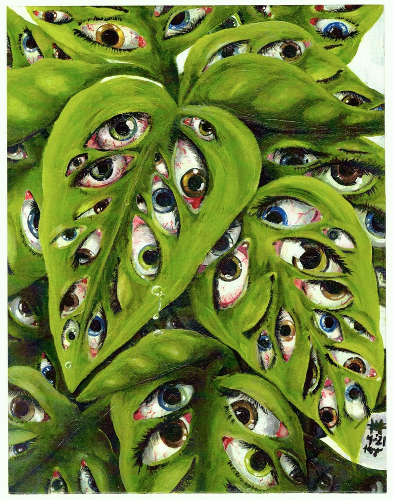 Monstera | Painting Prints - Etsy