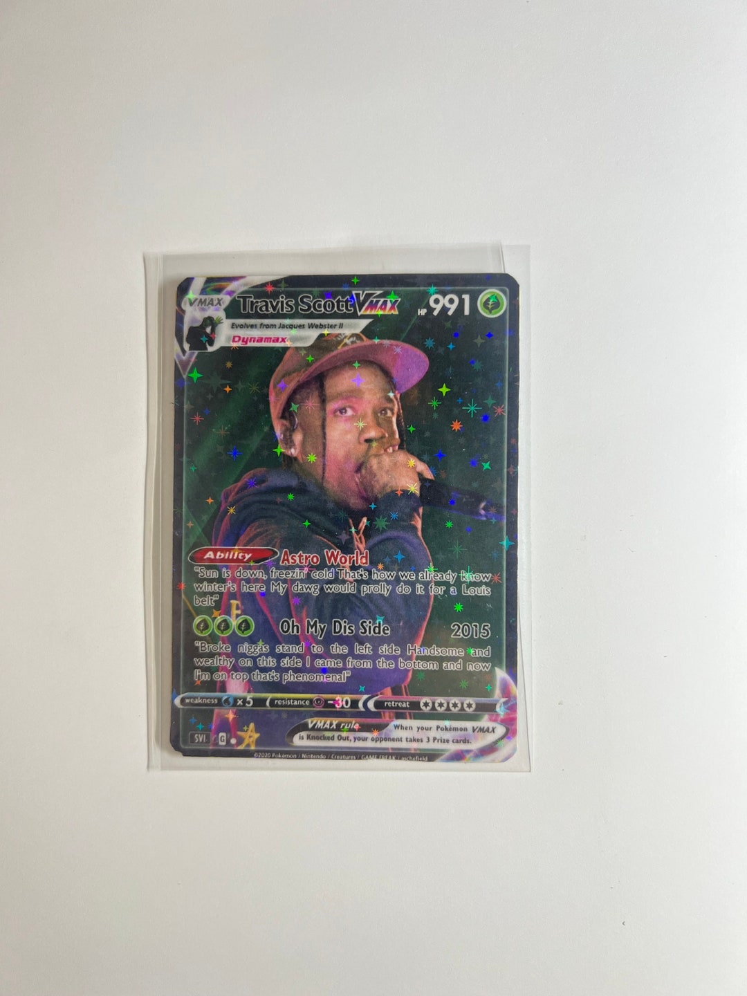Travis Scott Pokémon Card - Etsy