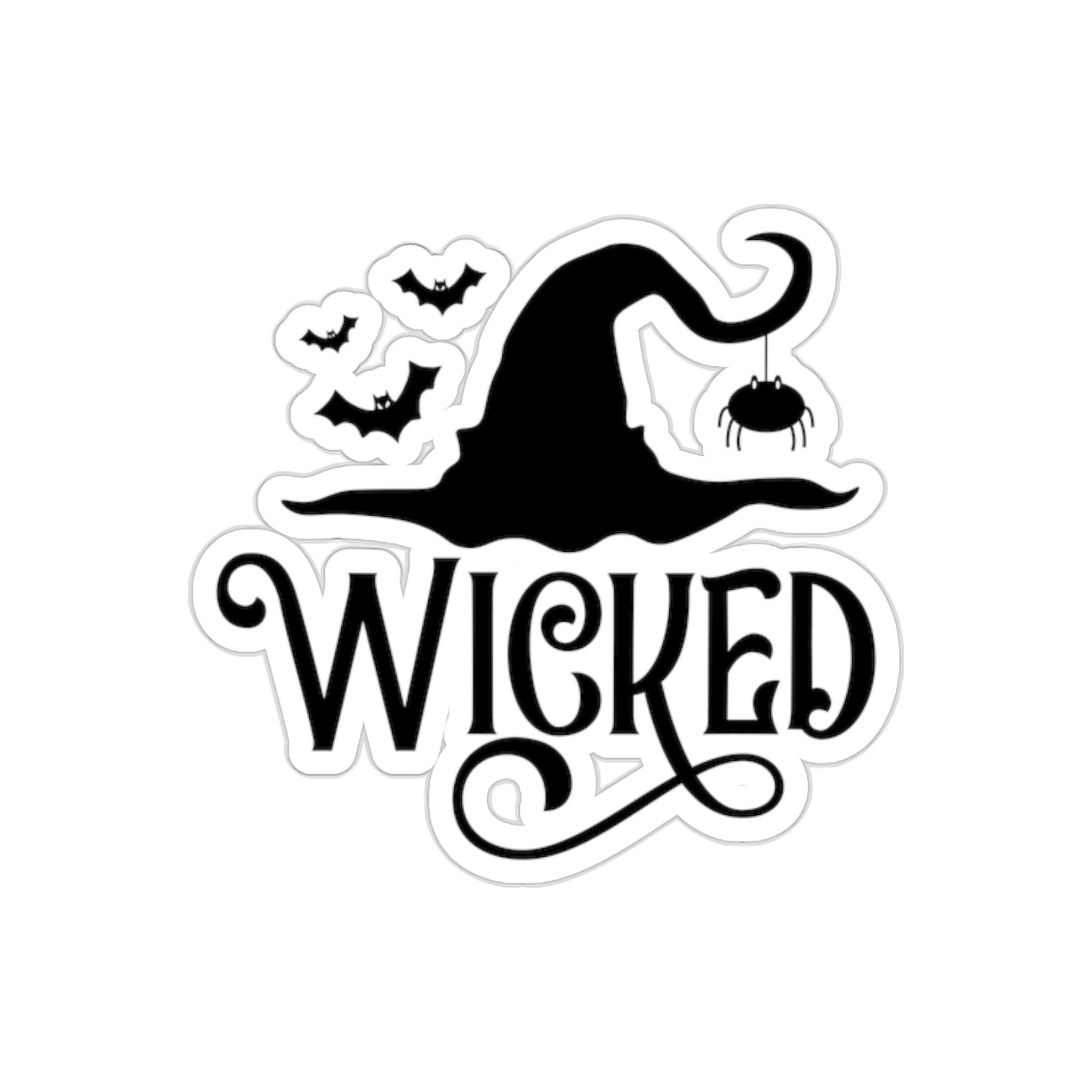 Wicked Stickers Witch Sticker Cute Witch Hat Halloween - Etsy