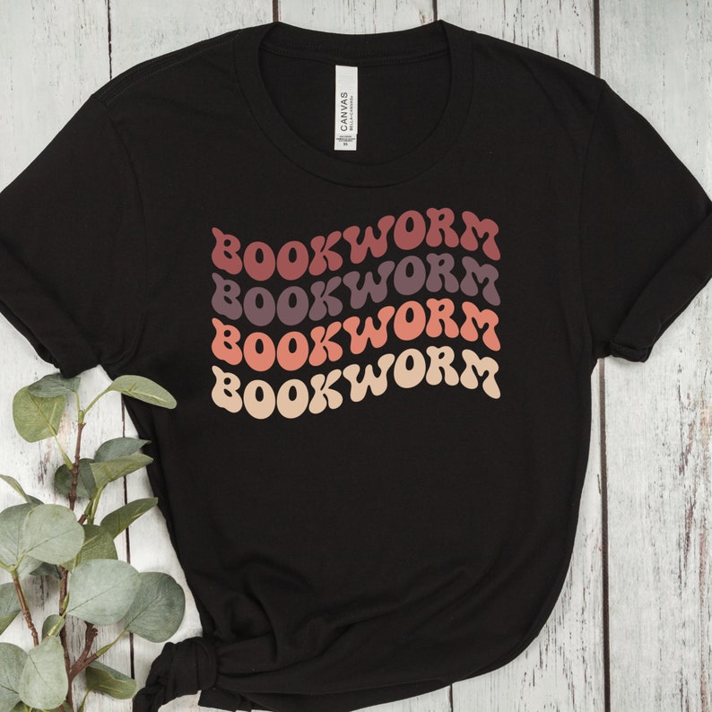 Retro Bookworm Shirt, Aesthetic Book Lover Tshirt for Her, Bookish Gift ...