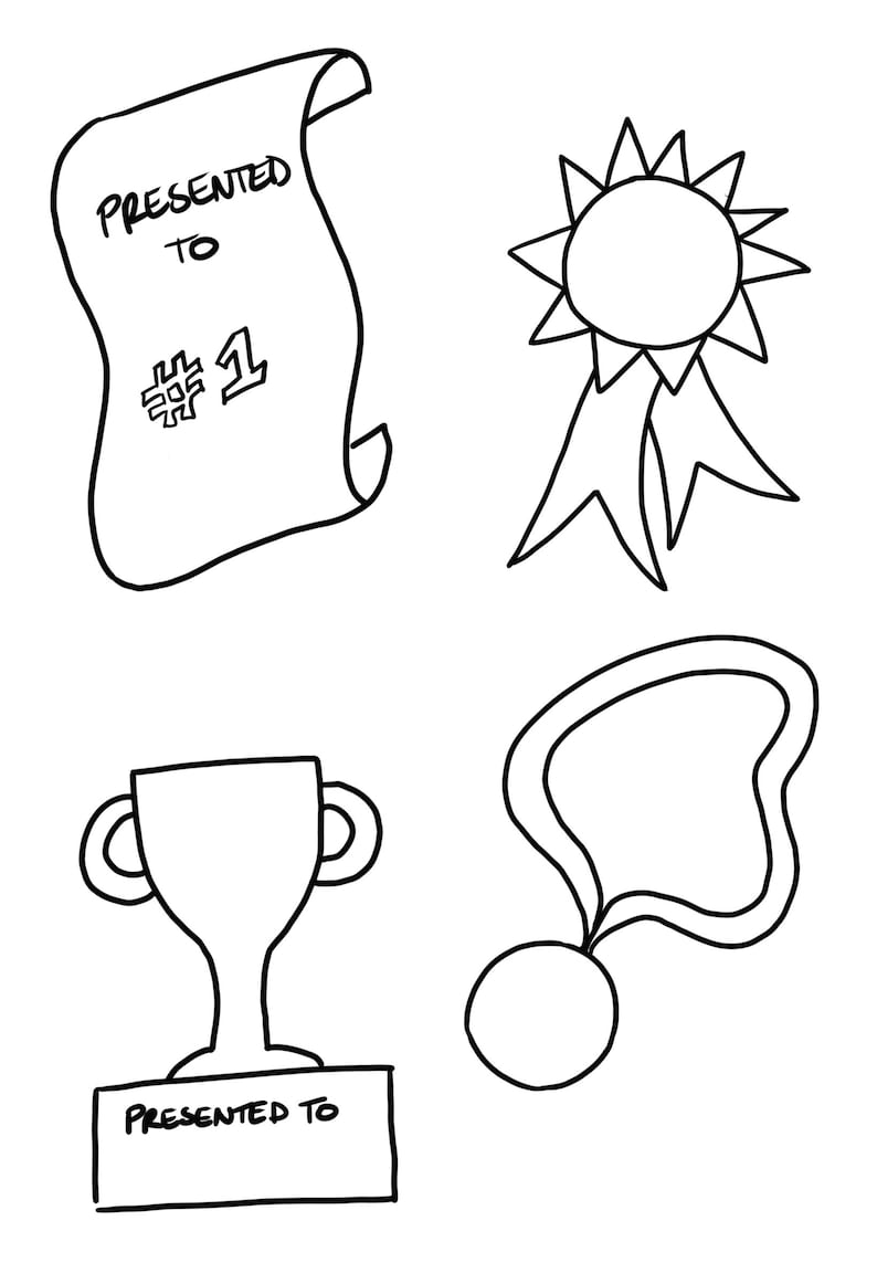 Life Awards Colouring Book - Digital File - Etsy