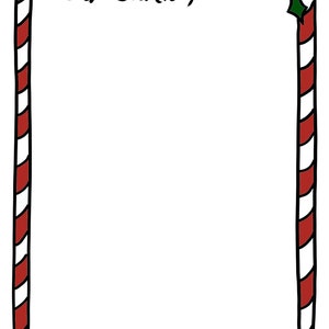 Dear Santa and Christmas Wish List Digital Templates - Etsy